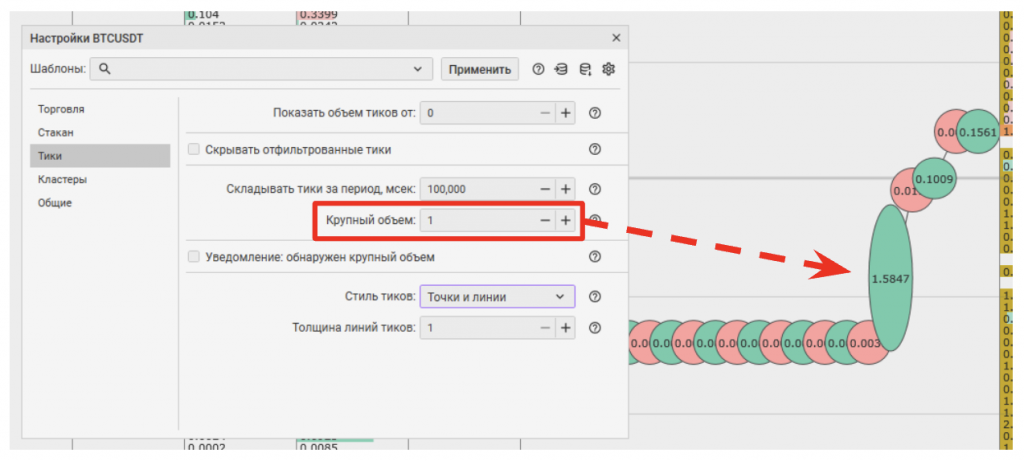 Как работает лента сделок в CScalp
